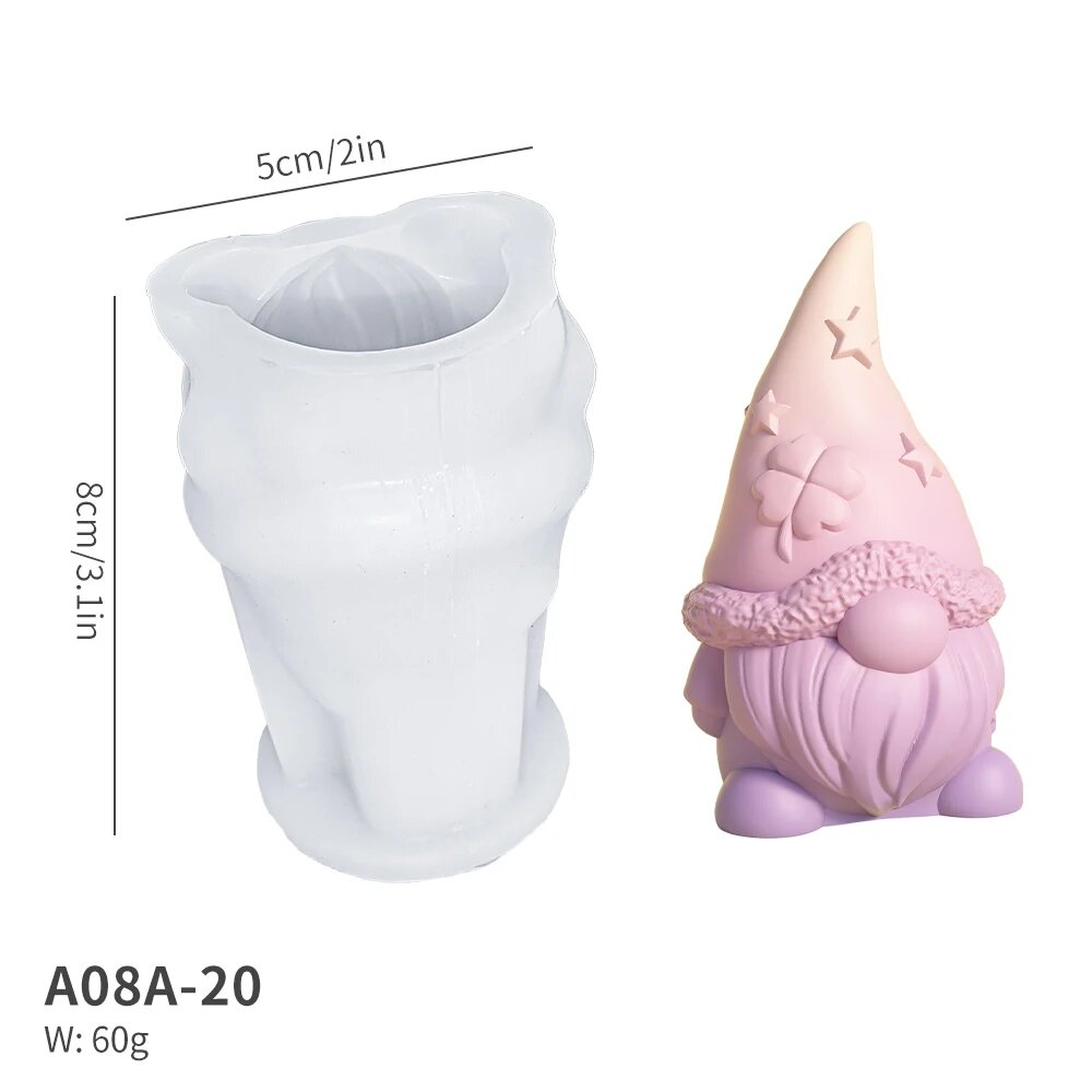 Силиконовая форма для гнома A08A-20