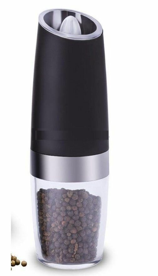 Мельница для соли и перца 5*21см, электрическая на батарейках, пластик