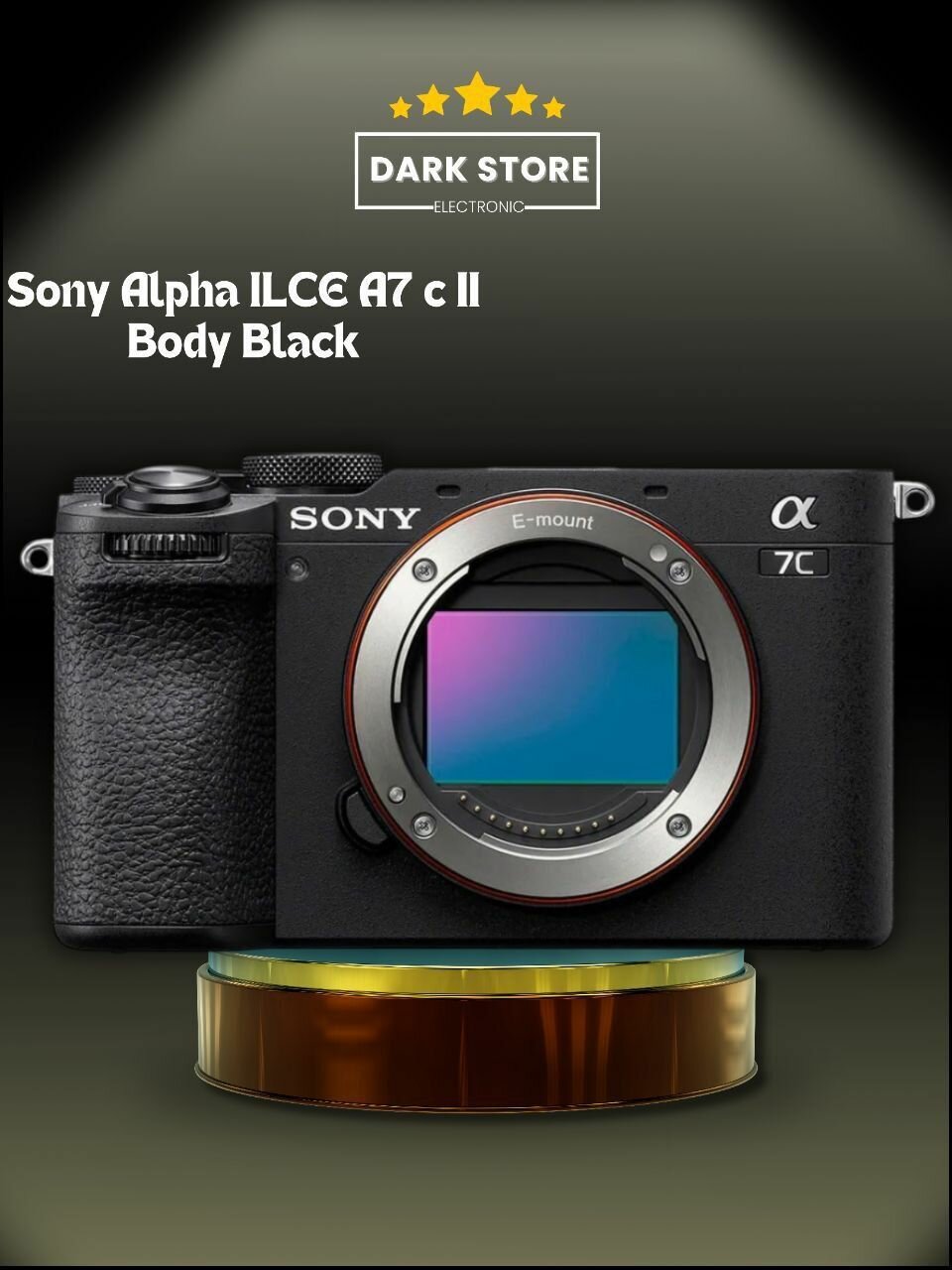 Фотоаппарат SONY ALPHA ILCE A7 C II BODY BLACK