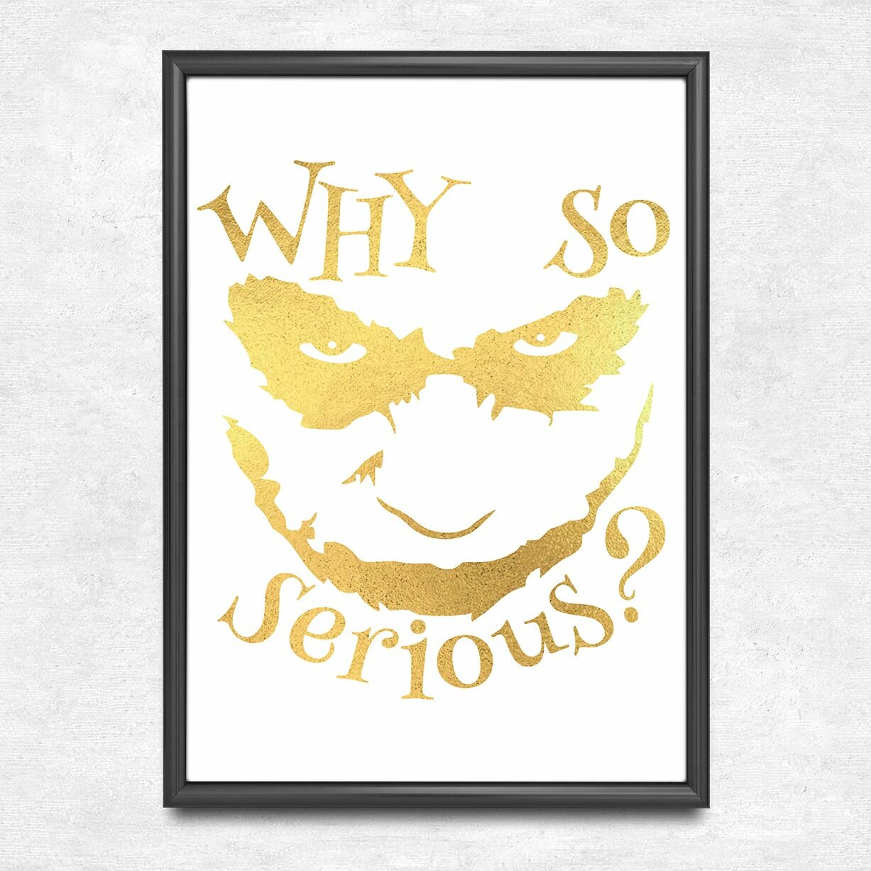 Постер Джокер / Плакат Joker Тёмный рыцарь, Хит Леджер по фильму, сериалу, игре