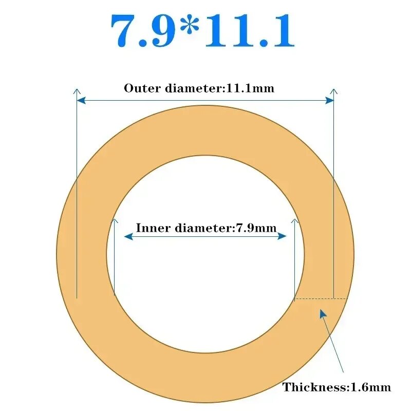 Kamoer трубка для насоса BPT желтого цвета 7.9-11.1mm