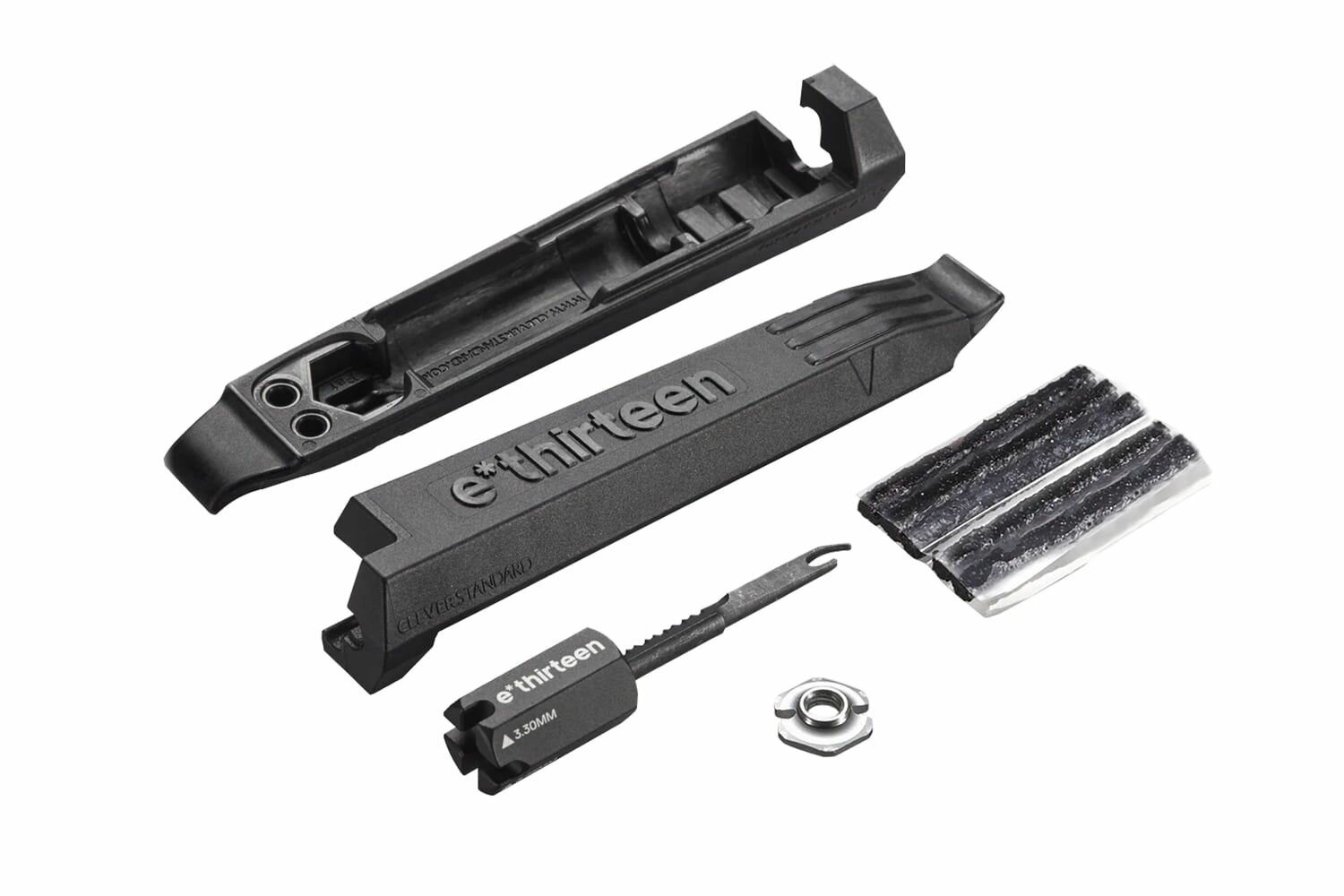 Набор для ремонта бескамерных покрышек e*thirteen Tire Lever Plug Kit Black