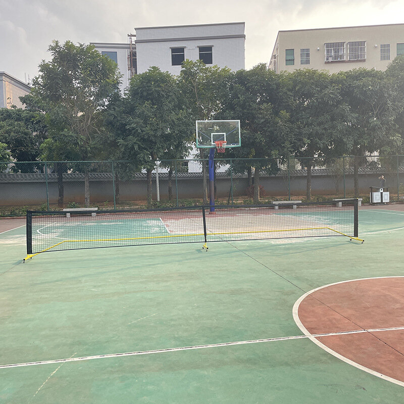 Ракетка для пиклбола, на колесиках, желтая
