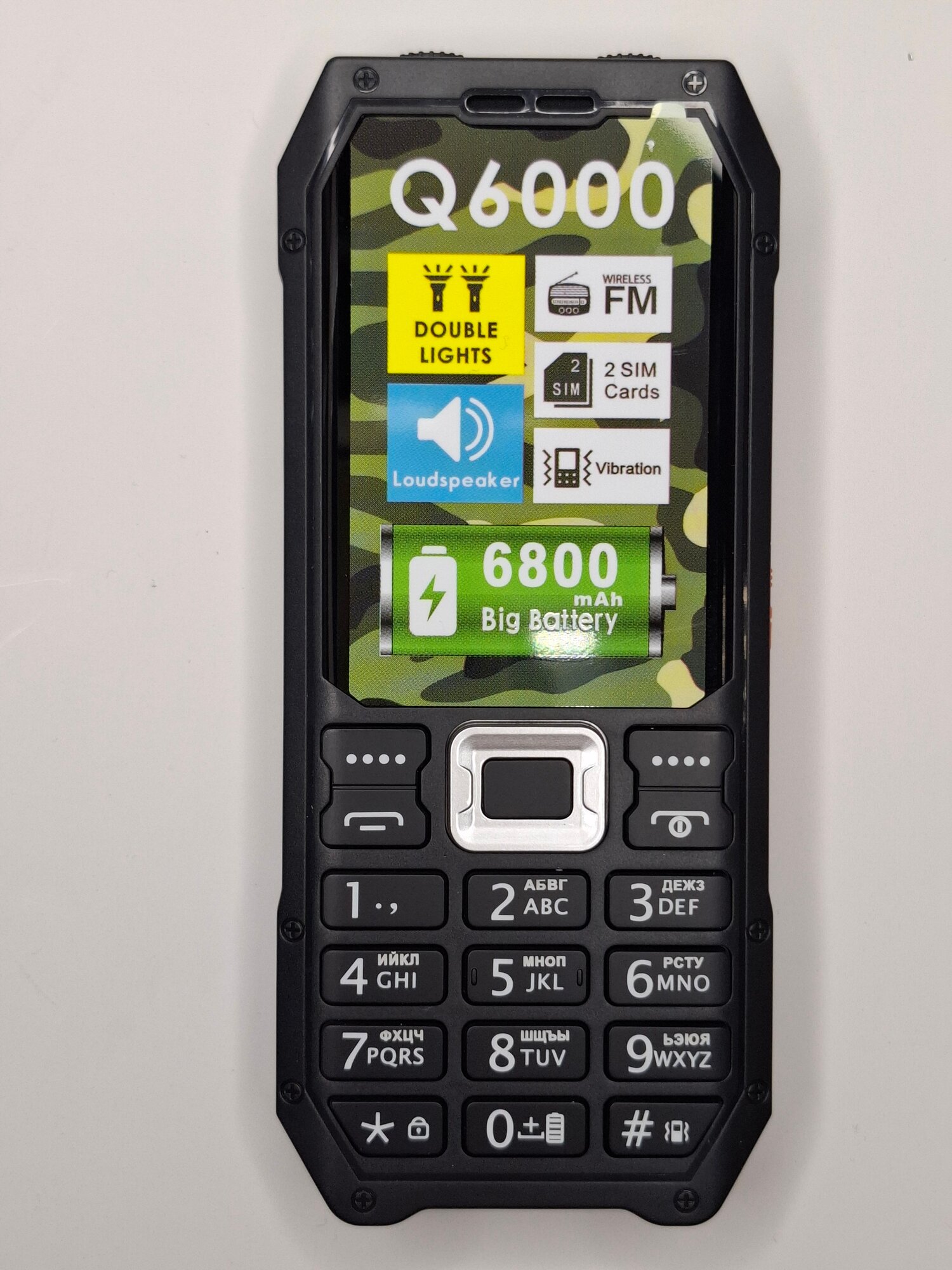 Mобильный телефон, Land Rover Q6000, 2 sim, 6800mAh