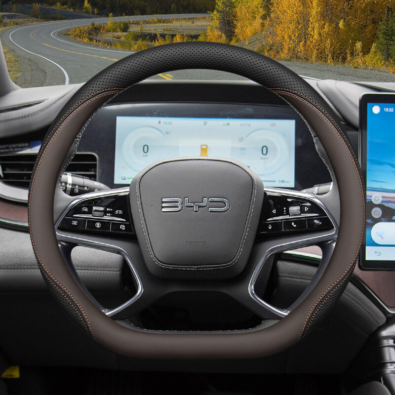 Оригинальный цвет для BYD Seal U Sealion 7 Интерьер Натуральная Кожа Дышащая Наппа