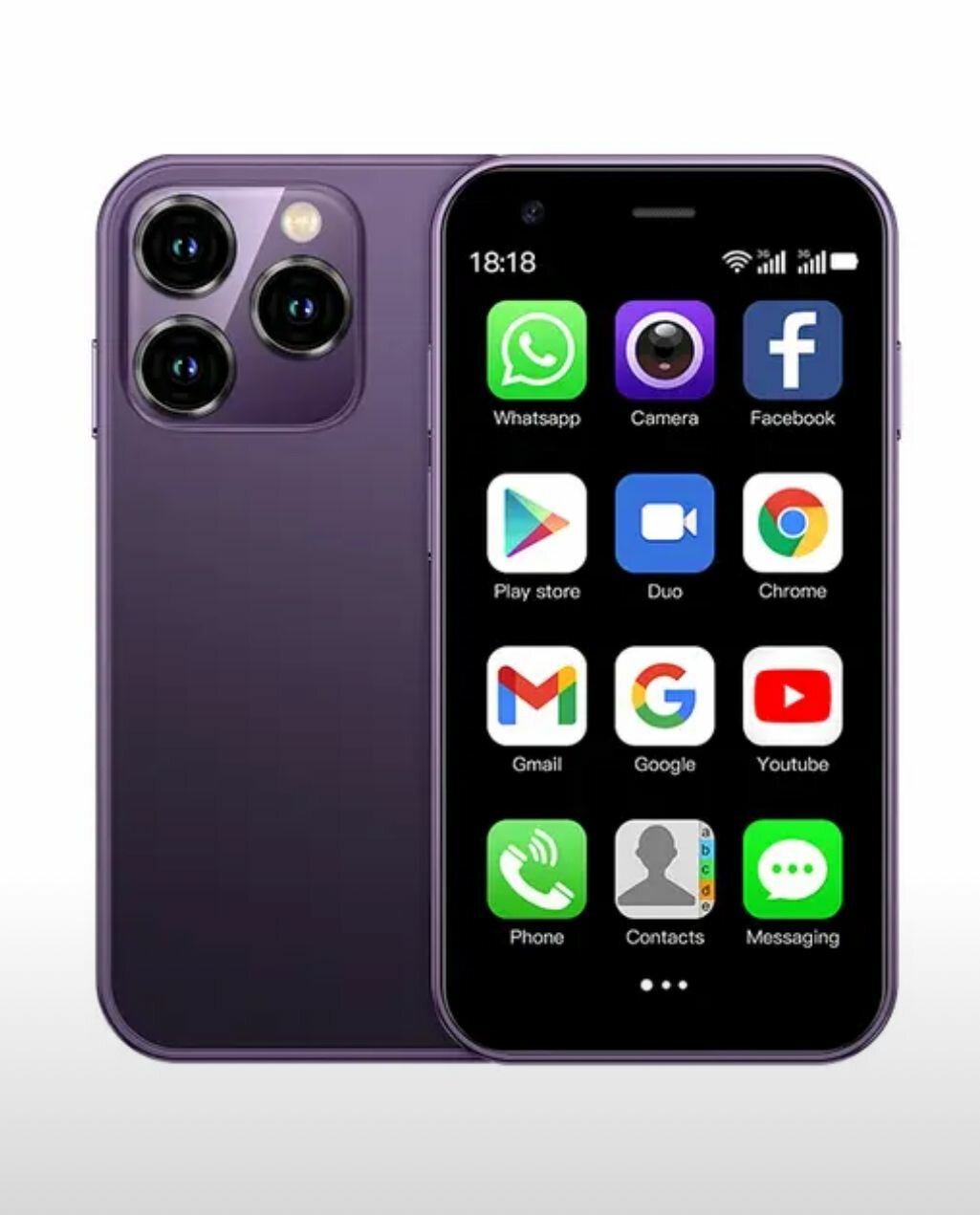 Ультракомпактный Android-смартфон Soyes XS15 Mini для мальчиков, девочек и студентов (четырехъядерный).