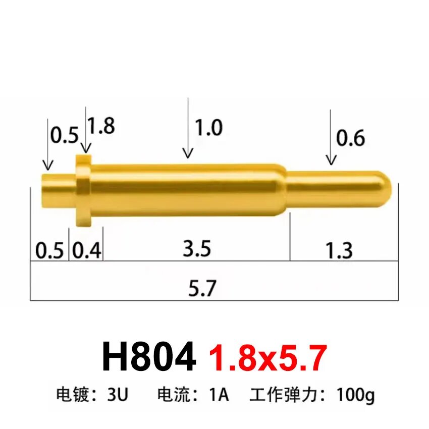 Cltgxdd Pogopin Battery Spring Loaded Contact Connector