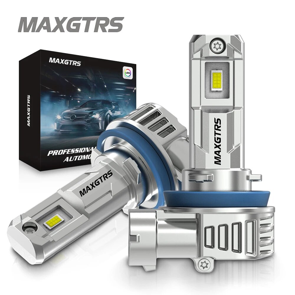 2 шт. Супер яркие 14000LM H8 H11 H10 светодиодные лампы CSP Chip для автомобильных 6500K white, H10