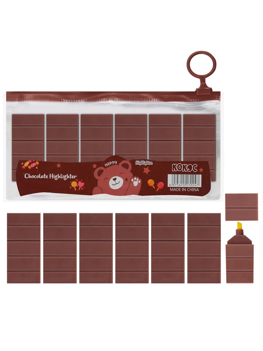 Набор перманентных маркеров 6 шт 1-4 мм