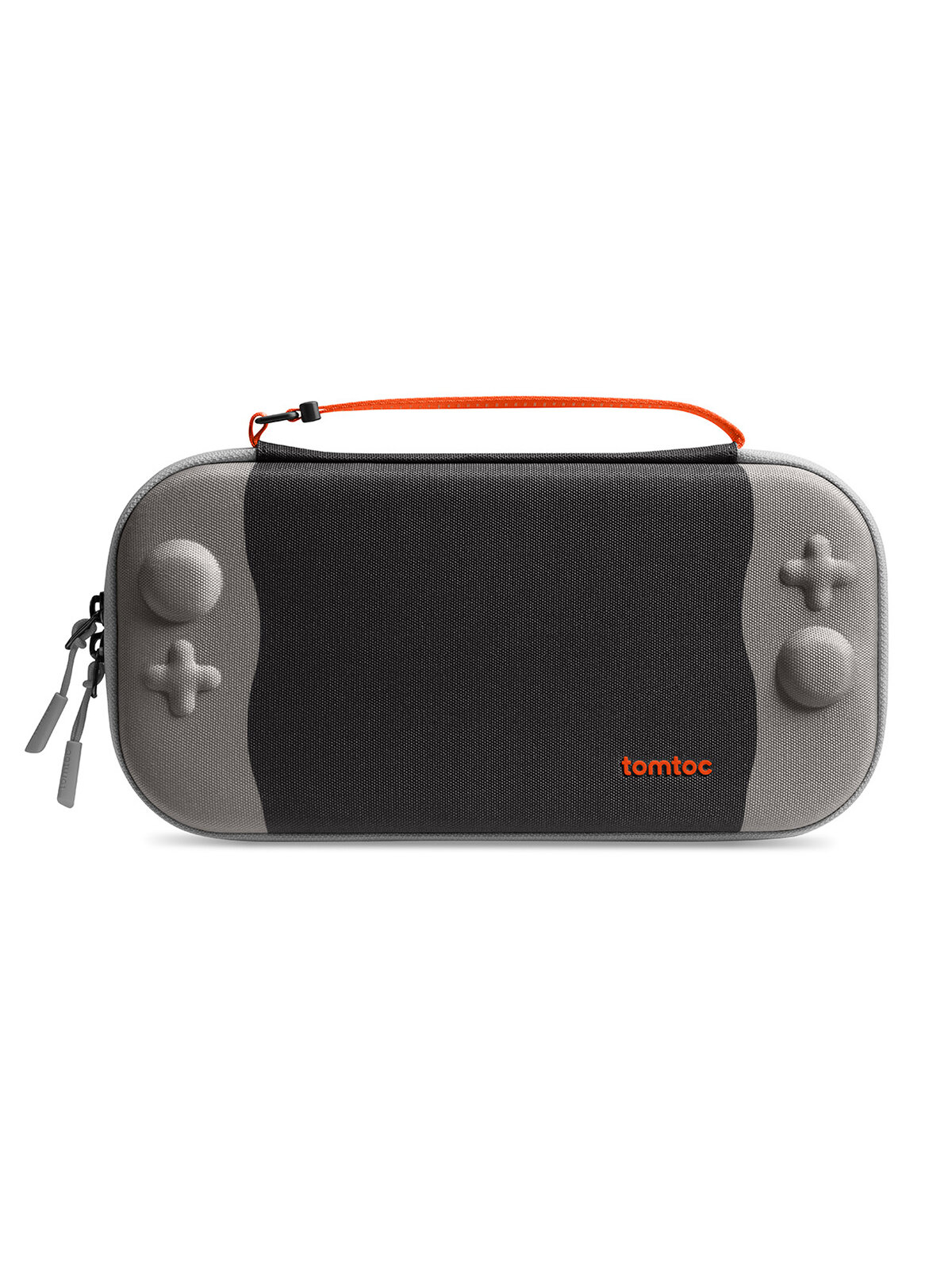 Чехол Tomtoc для Nintendo Switch 2, FancyCase-G05 ударопрочный, со слотами для картриджей, серый
