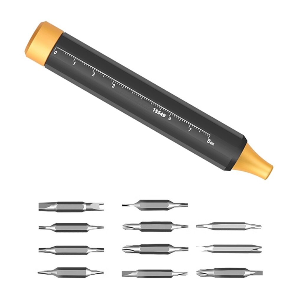 22 в 1 Набор прецизионных отверток в форме ручки, набор маленьких отверток для очков, компьютеров, ноутбуков, ПК, часов, телефонов, ремонт