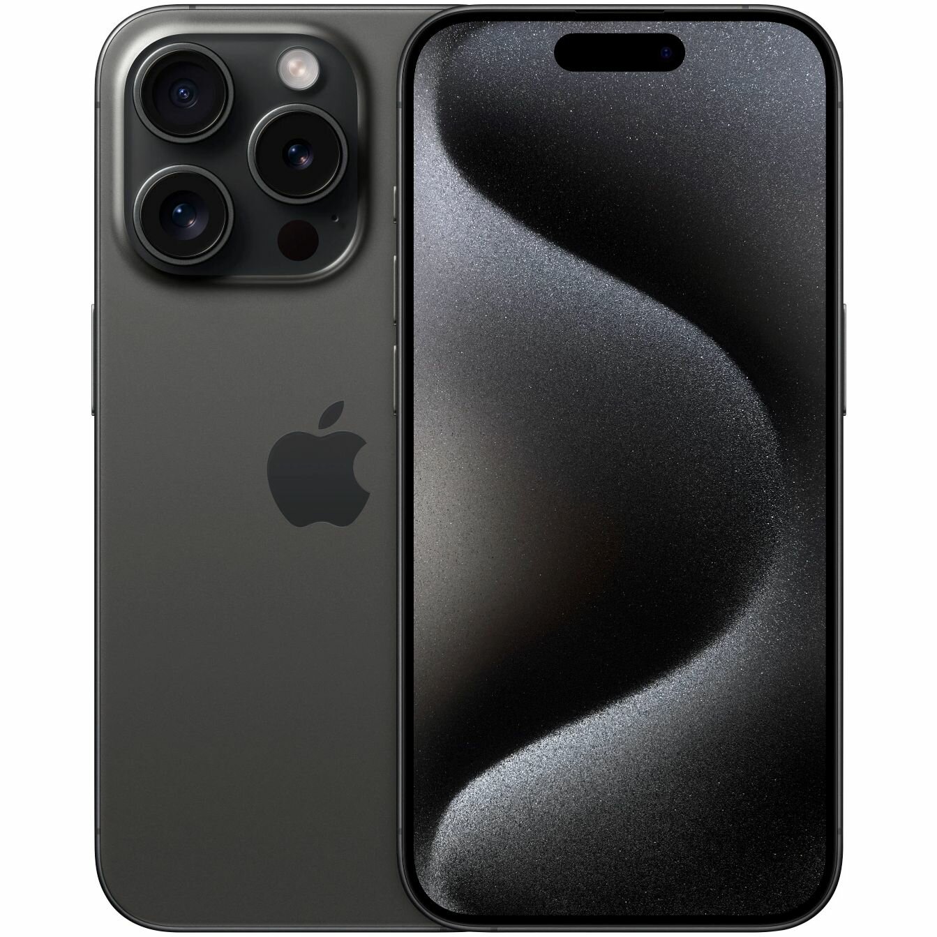 Смартфон Apple iPhone 15 Pro 256 ГБ Dual Sim, Black Titanium, Титановый чёрный