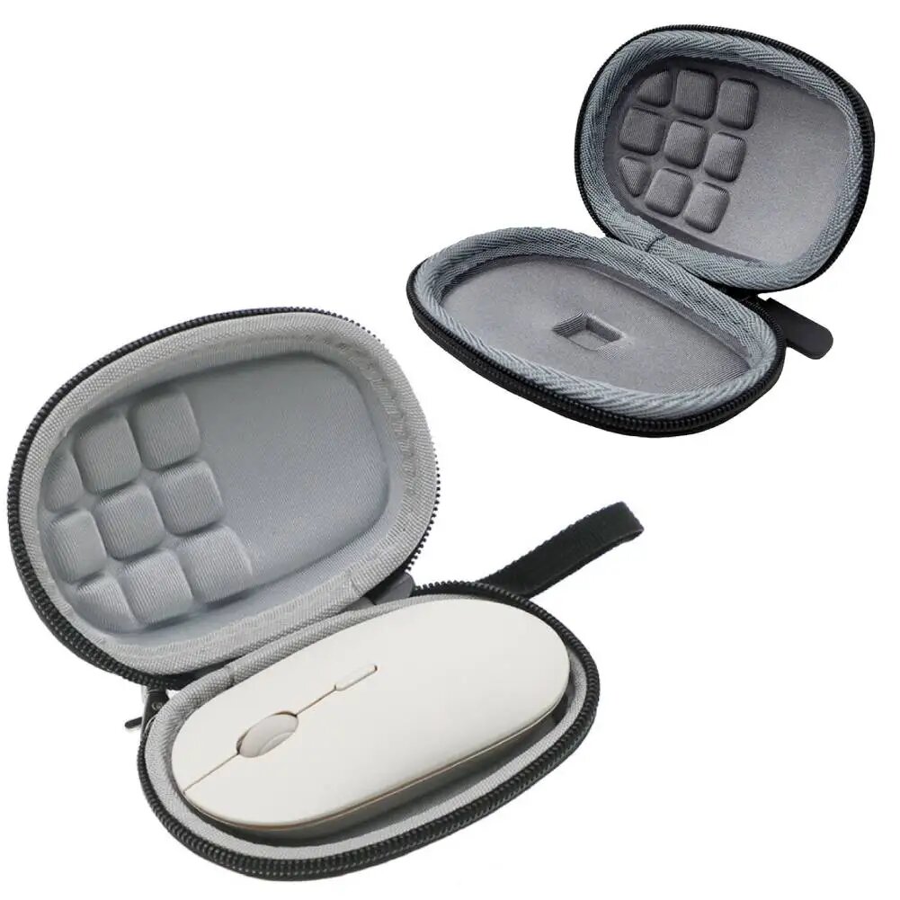 Жесткий дорожный черный чехол из ЭВА, водонепроницаемый жесткий чехол для переноски, ударопрочный чехол для мыши, чехол для портативной мыши Xiaomi 3, аксессуары