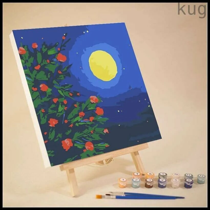 Самый популярный в 2025 годуНарисованная "DIY" Картина по номерам, 20x20 см