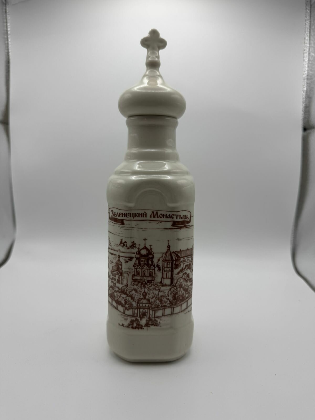 Сосуд под святую воду (бел, вид коричневый,)