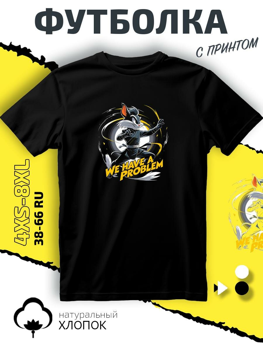 Футболка Кролик Багз Looney Tunes мастер боевых