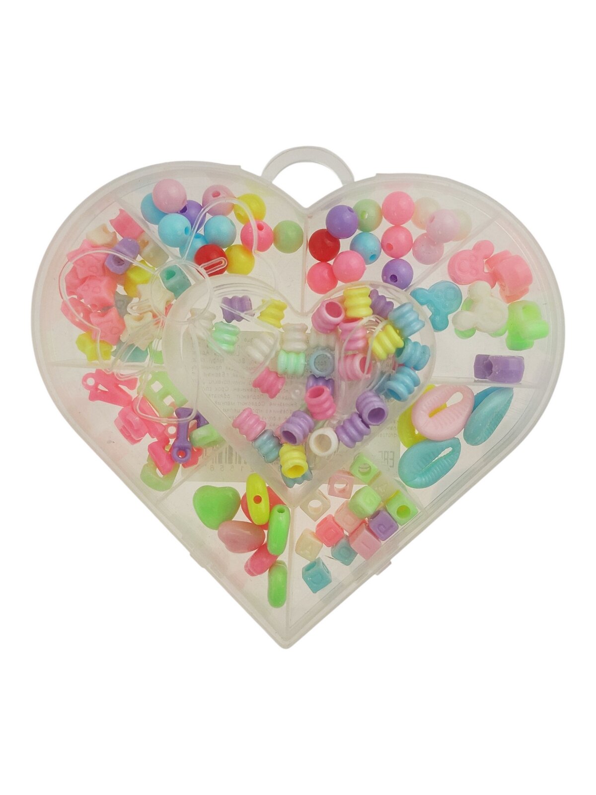 Набор для детского творчества Бусы Сердце