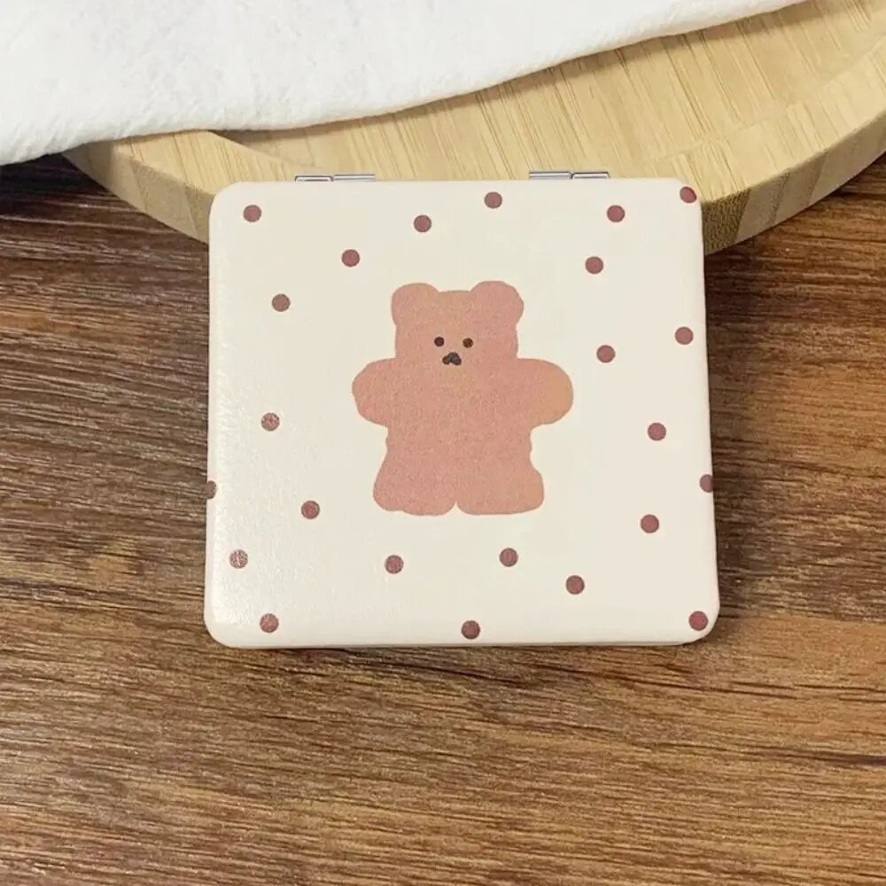 Двустороннее карманное зеркало Polka Dot Bear