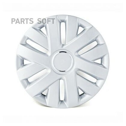 Колпаки колесные! PP пластик, регул. обод, к-кт 4шт, металлик, R14 (350мм) AUTOPROFI арт. WC1145SILVER14