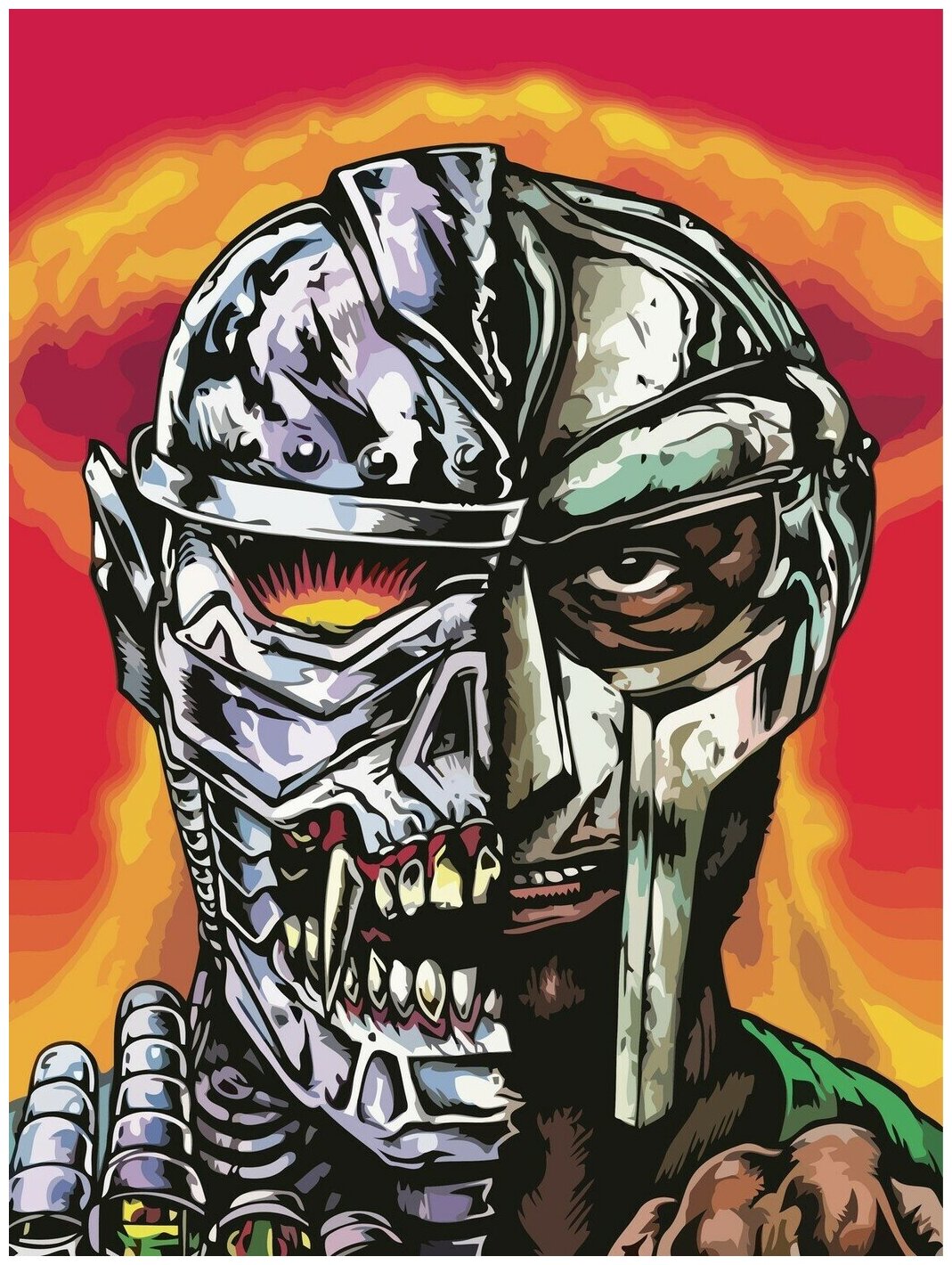 Картина по номерам на холсте MF DOOM - 404 30X40