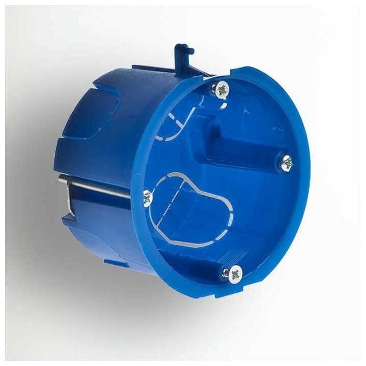 Коробка установочная СП 65х45 для гипсокарт. с метал. лапками IP30 Ruvinil 10172