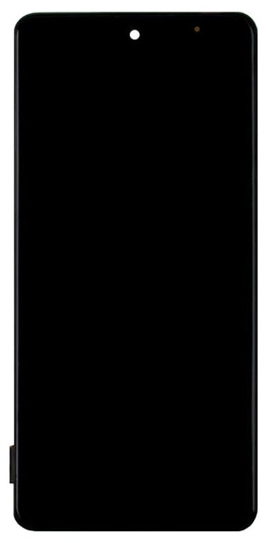 Дисплей для Samsung M317F Galaxy M31s модуль с рамкой и тачскрином (черный) (OLED)