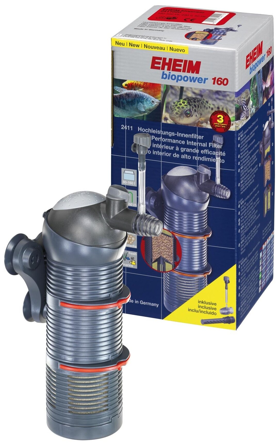 Фильтр внутренний Eheim Biopower 2411 (от 80 до 160 л)