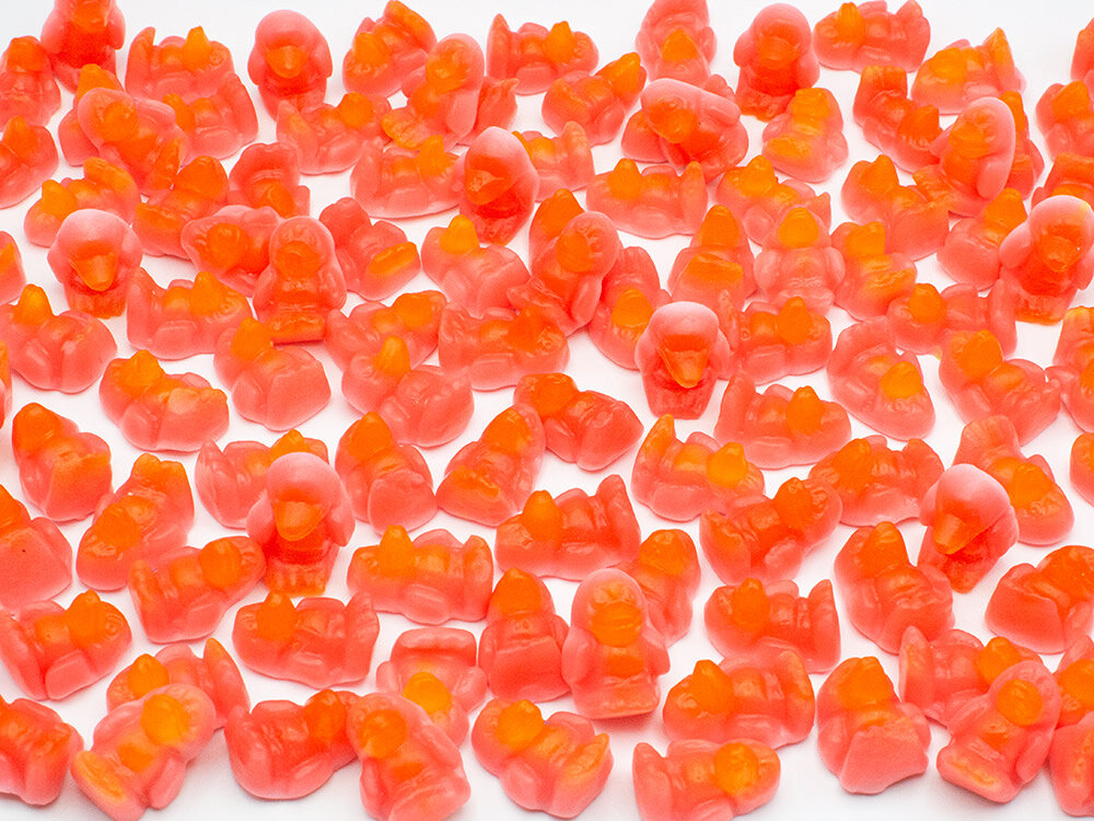 Мармелад жевательный халяль "Пингвины", с персиковым вкусом, 1 кг BURMAR/Испания