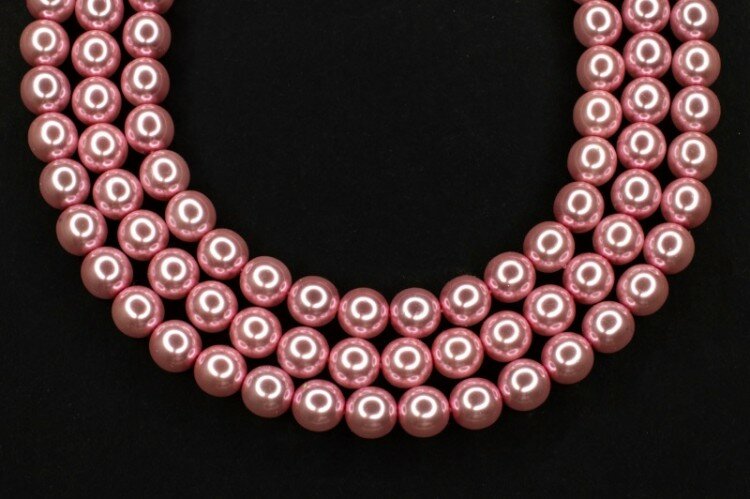 Жемчуг Preciosa, цвет 70475 розовый, 8мм, 10шт