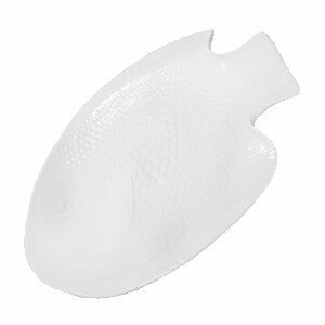 Блюдо Kunstwerk Рыба 310х230х30мм, фарфор, белый