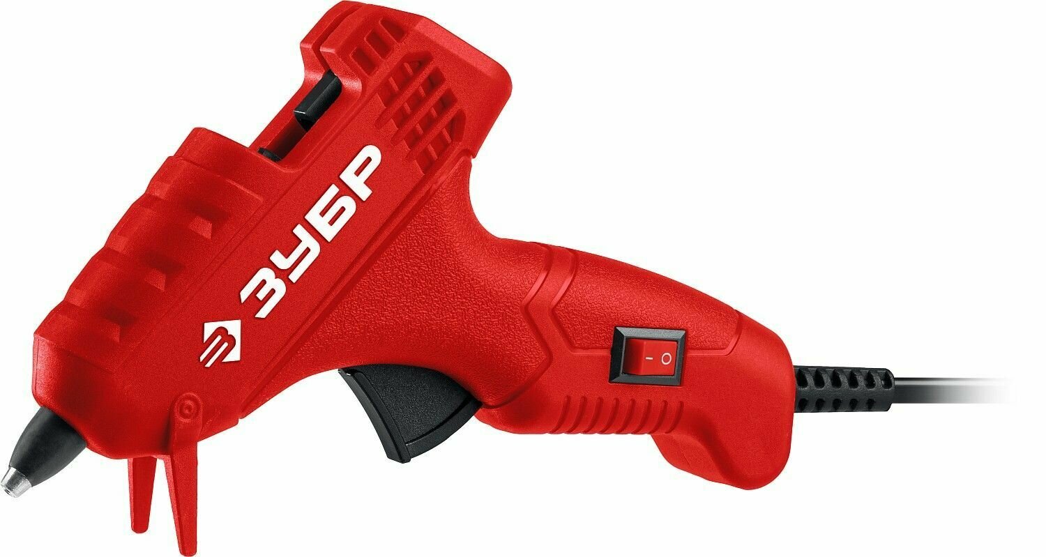 Термоклеевой пистолет электрический, ЗУБР, d 7 мм, 5 г/мин, Мастер 7 06851-7