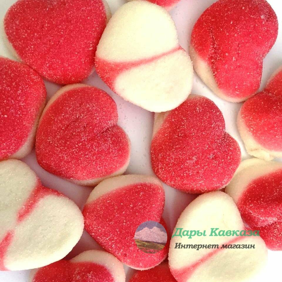 Мармелад "Сердечки двойные" 100гр