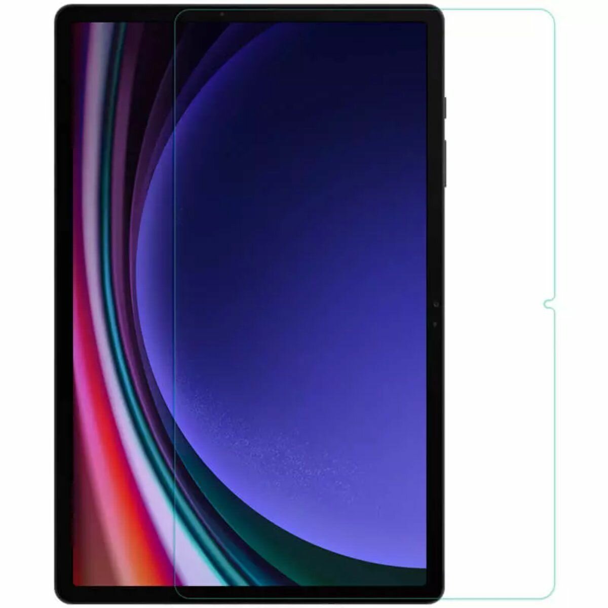 Защитное стекло с закругленными краями Nillkin Amazing H+ для Samsung Galaxy Tab S9 Plus (S9+) / Tab S9 FE+ (прозрачный)
