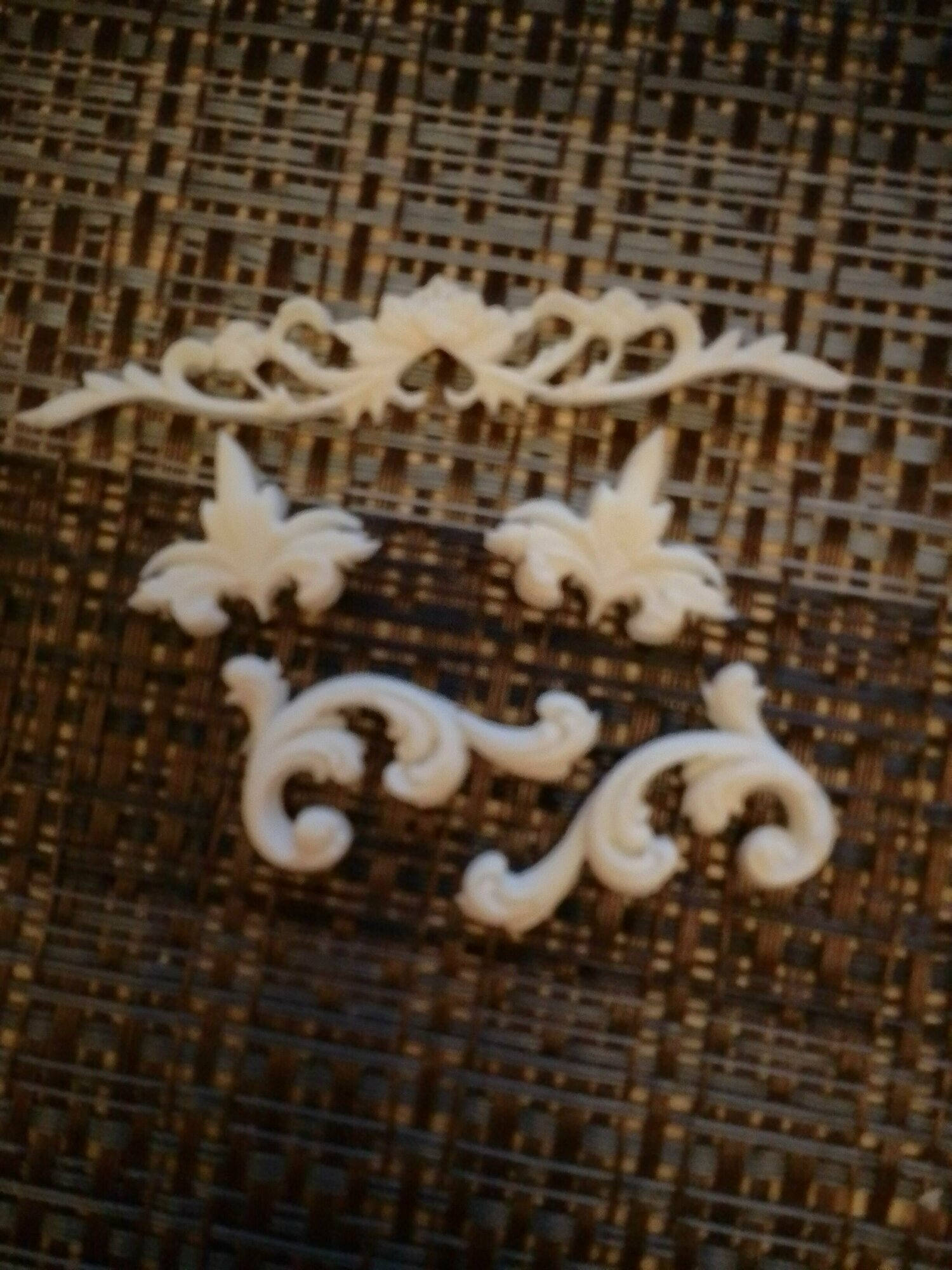 Гибкая Лепнина "Гибкий Декор", для творчества, 5 элементов, ручная работа, 6+