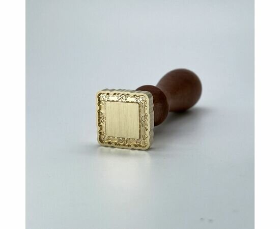 Сургучная печать Рамка, Квадрат ретро