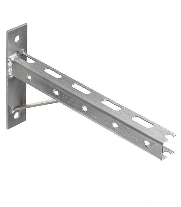 Кронштейн П-образный консольный 300х180 мм левый