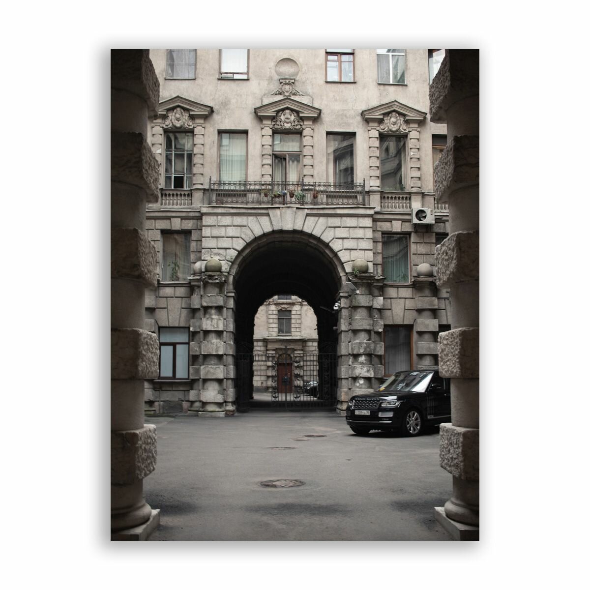 Постер, плакат на бумаге / Улицы Санкт-Петербурга / Размер 30 x 40 см