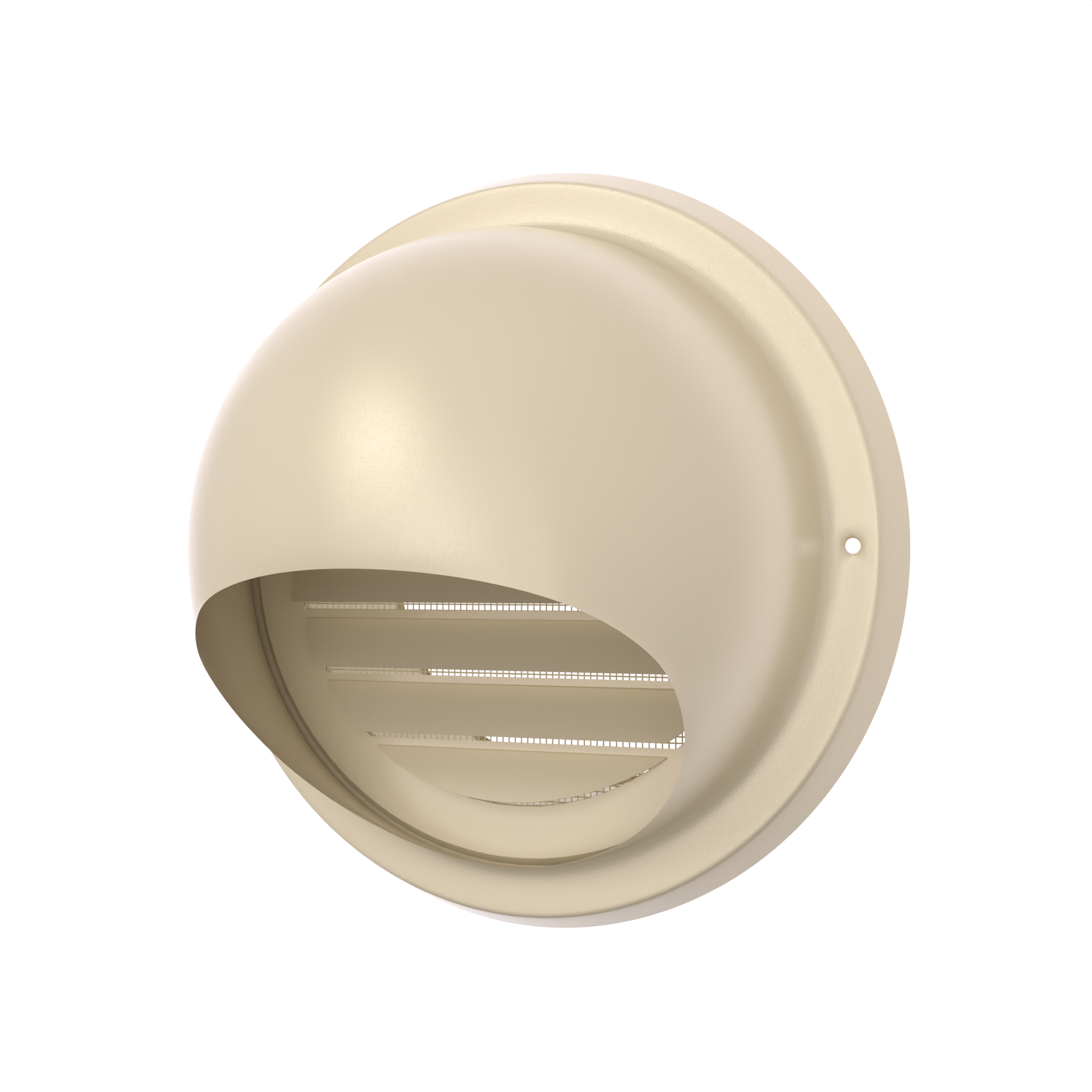 Выход стенной металлический D100 мм RAL1015 светлая слоновая кость матовый