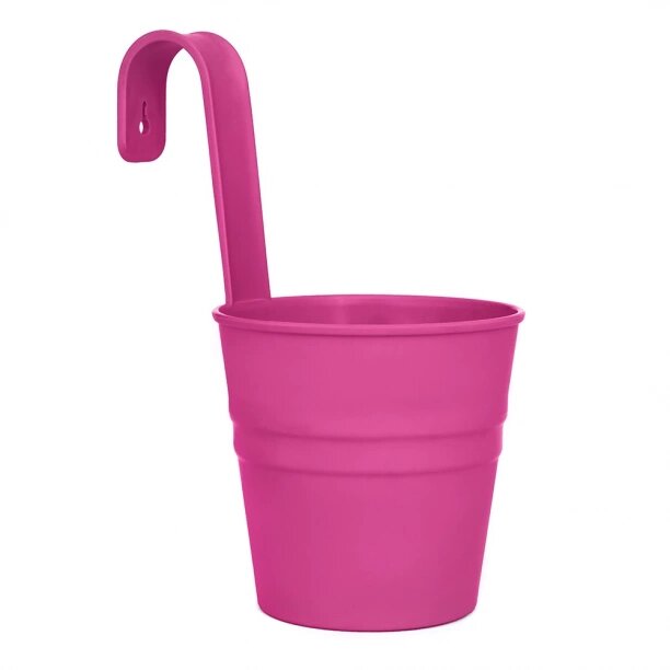 Кашпо "Эластик-пласт" подвесное, d 13,5см, h 25см, 1,3 л, цвет в ассортименте, 1 шт