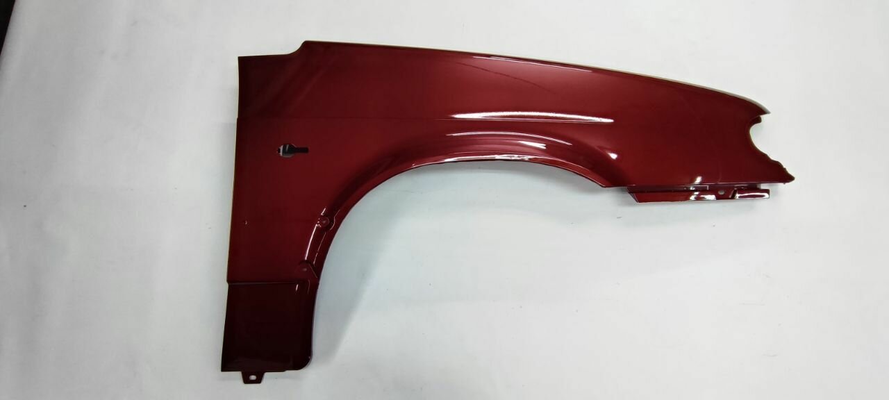 Крыло пластиковое (правое) 2113 2114 2115, в цвете Калифорнийский мак 190"золотисто красный"