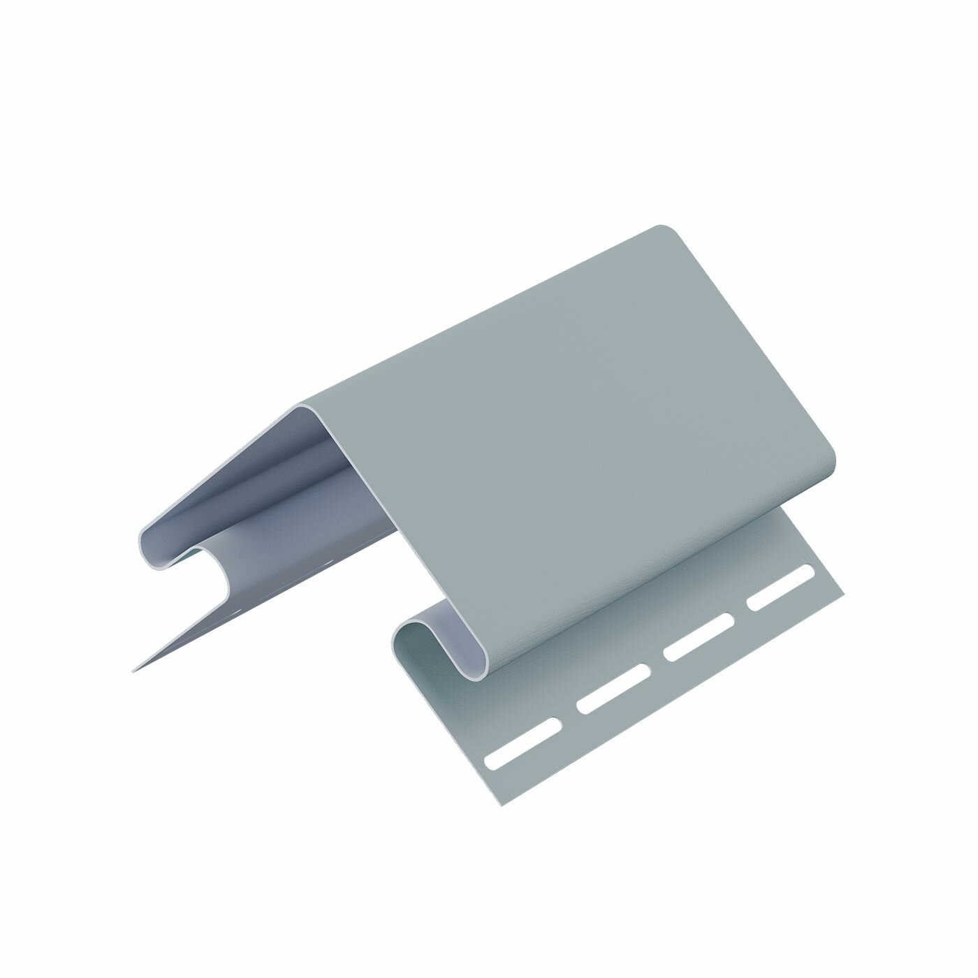 Внешний угол из ПВХ Docke 75/15 мм, комплектующие для сайдинга, голубика