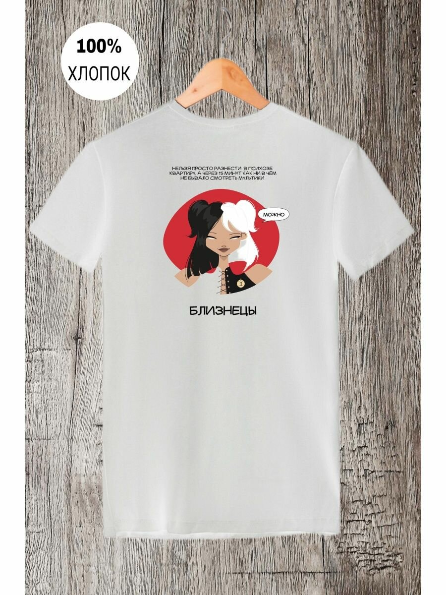 Футболка знак зодиака близнецы