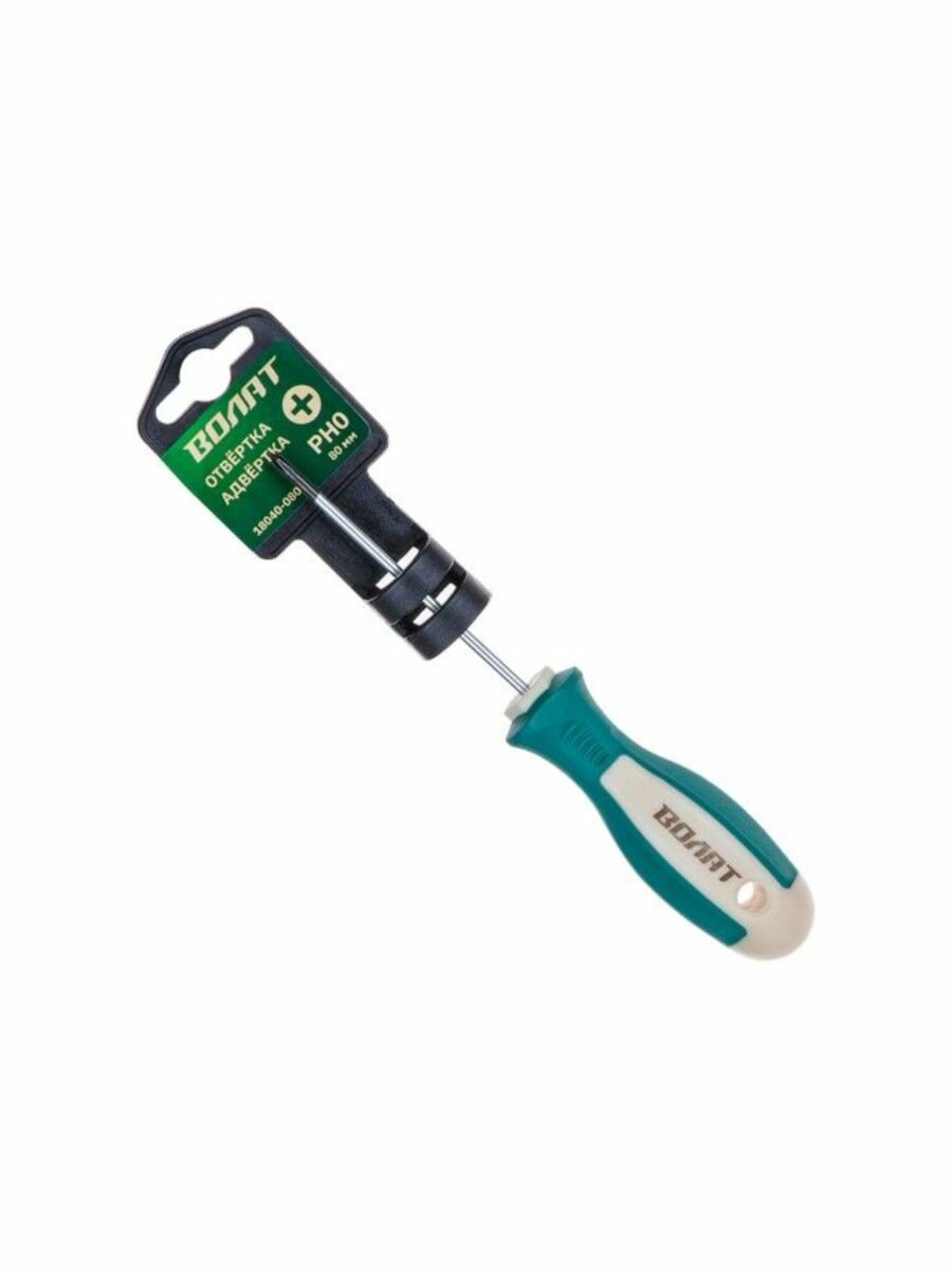 Волат Отвертка крестовая 80мм PH 18040-080