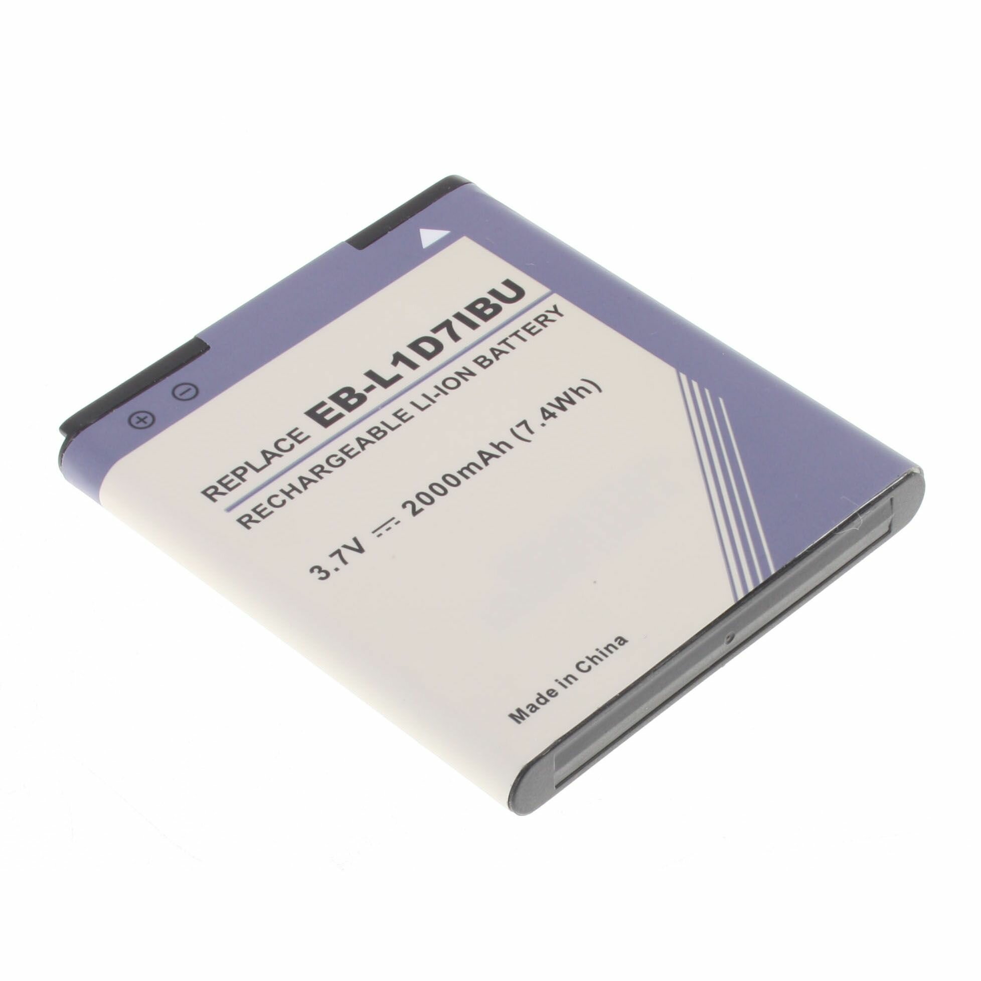 Аккумуляторная батарея iBatt 1800mAh для телефона Samsung EB-L1D7IBA, EB585157V