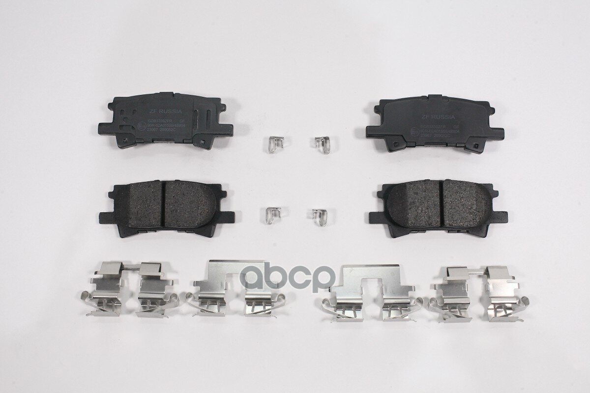К-т дисков. тормоз. колодок ZF Russia арт. GDB3339ZFR