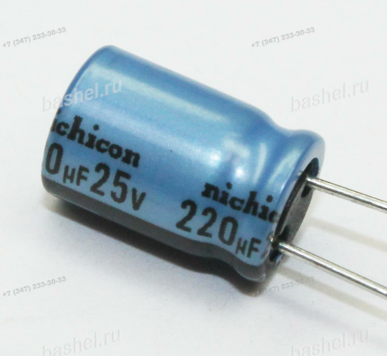 ECAP 220 мкФ / 25В (8х11,5) KA 105°C, Конденсатор электролитический, NICHICON