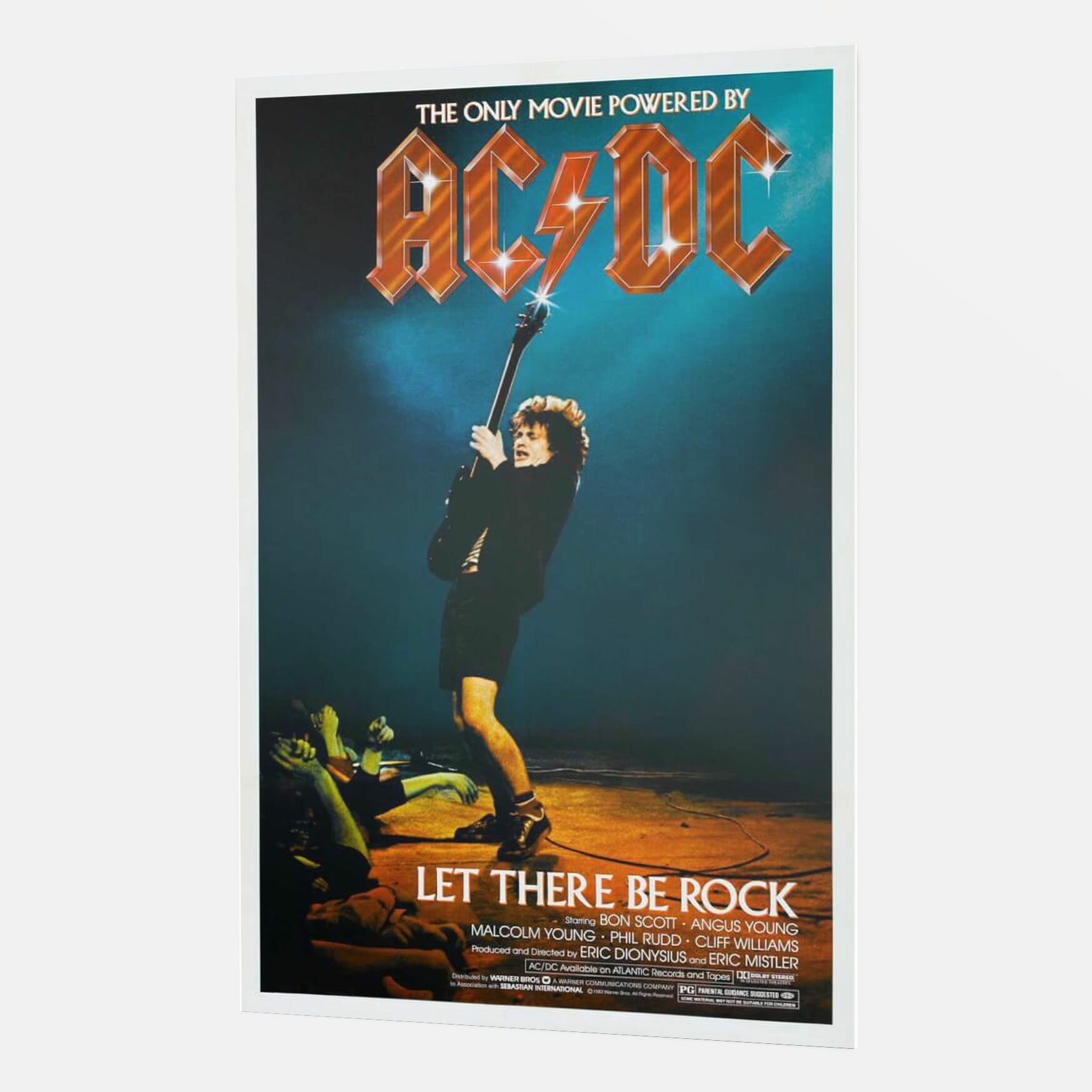 Интерьeрный постер (плакат на стену) рок группы AC/DC - 40x60 см. - от Poster4me