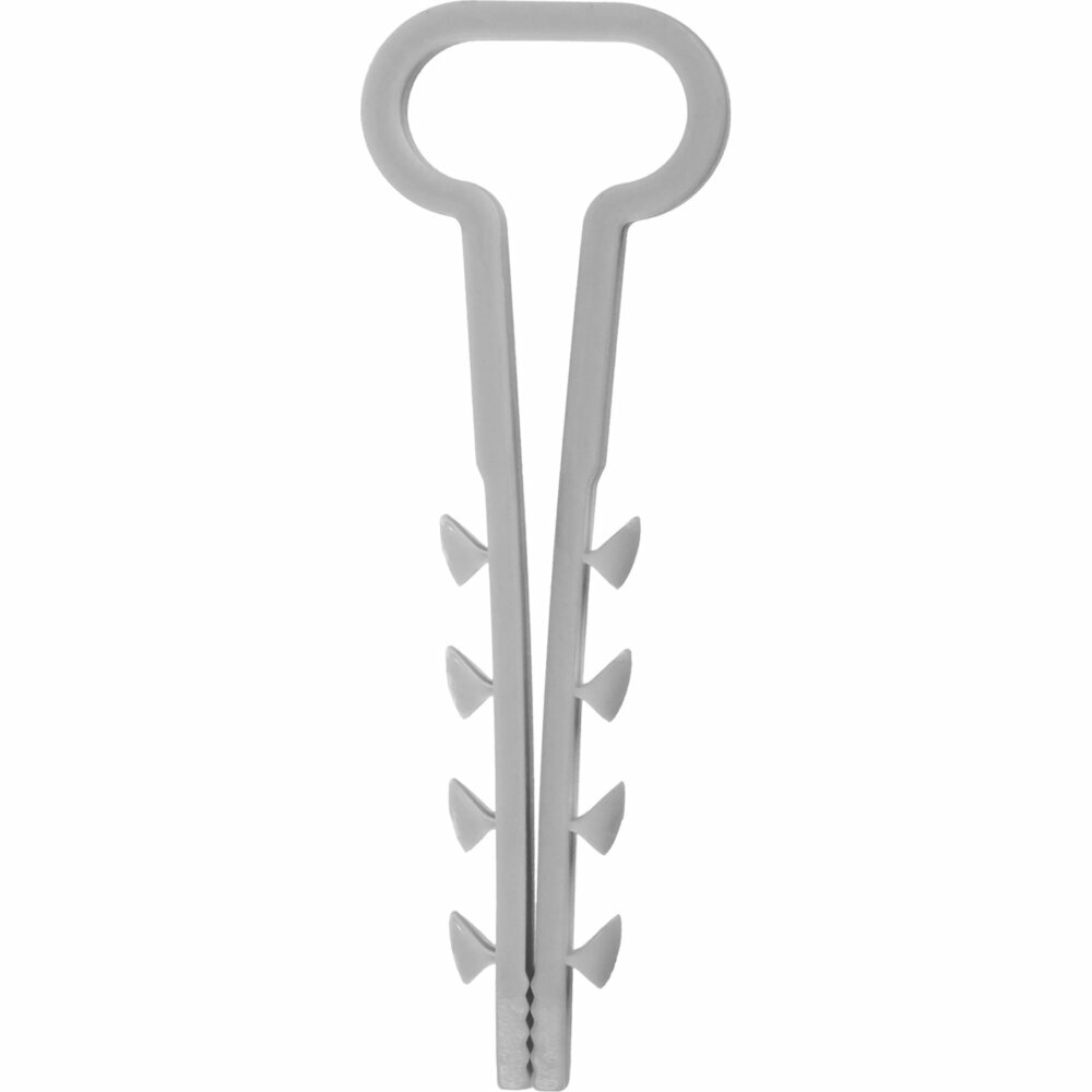 Дюбель-хомут для плоского кабеля нейлоновый 14 мм 100 шт. ЗУБР ДХ-П 30912-14