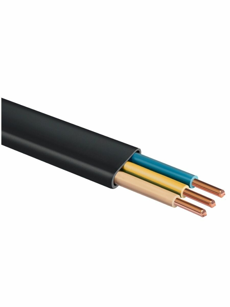 Кабель силовой ЗУБР 60007-50 ВВГ-Пнг(А)-LS, 3x2.5 мм, 2,50 м