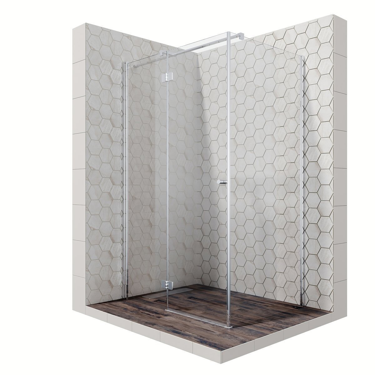 Душевой уголок Ambassador Diamond 80x120 12011107L левый